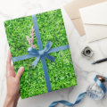 Green Grass Texture Wrapping Paper | Zazzle