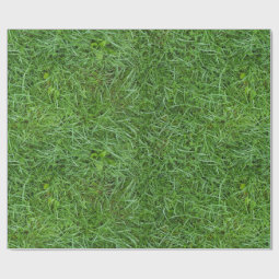 Green Grass Wrapping Paper | Zazzle