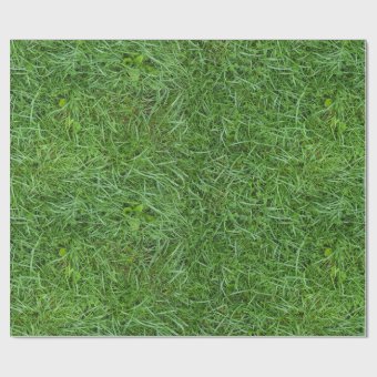 Green Grass Wrapping Paper | Zazzle