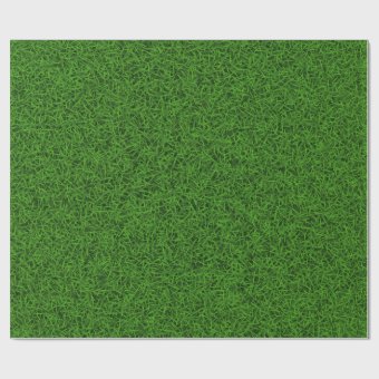 Green Grass Wrapping Paper | Zazzle