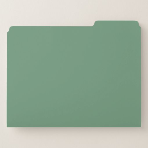 Green Gray Simple Border File Folder | Zazzle