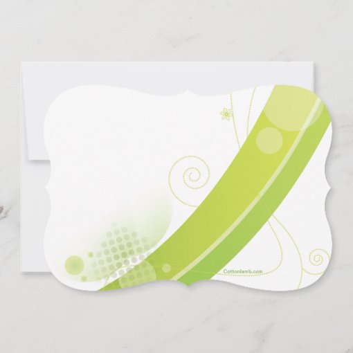 Green Impression Invitation | Zazzle