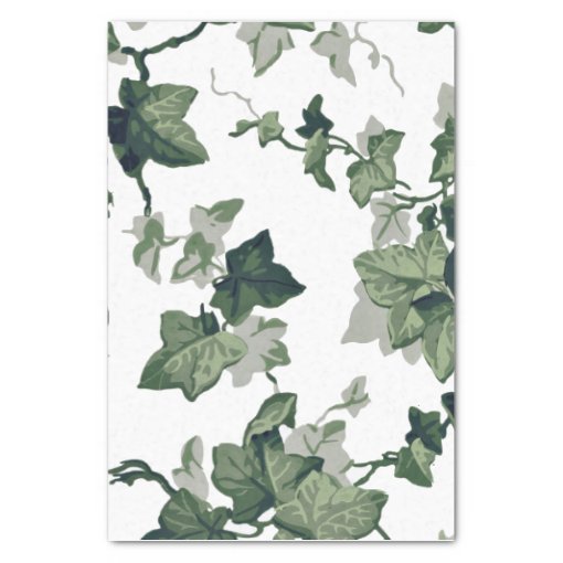 Green Ivy Leaves and Vines Decoupage Tissue Paper | Zazzle