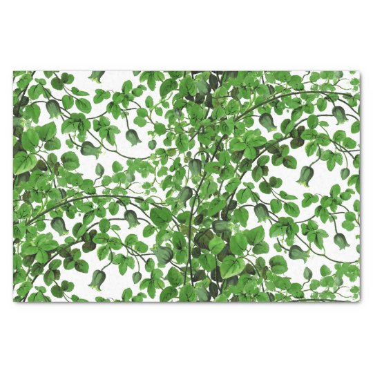 Green Ivy Vine Botanical Tissue Paper | Zazzle.com