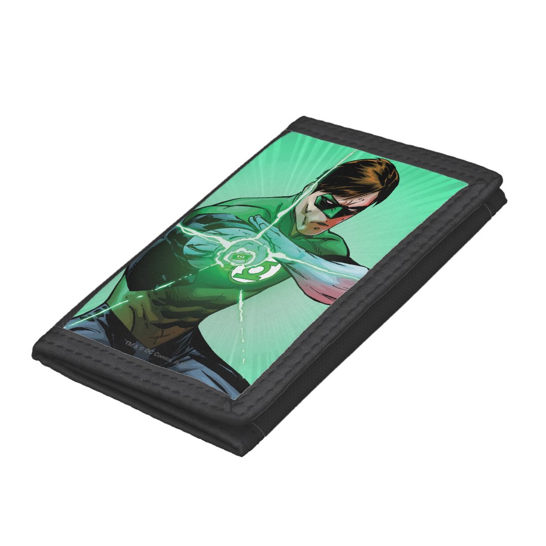 Green Lantern & Glowing Ring Trifold Wallet | Zazzle