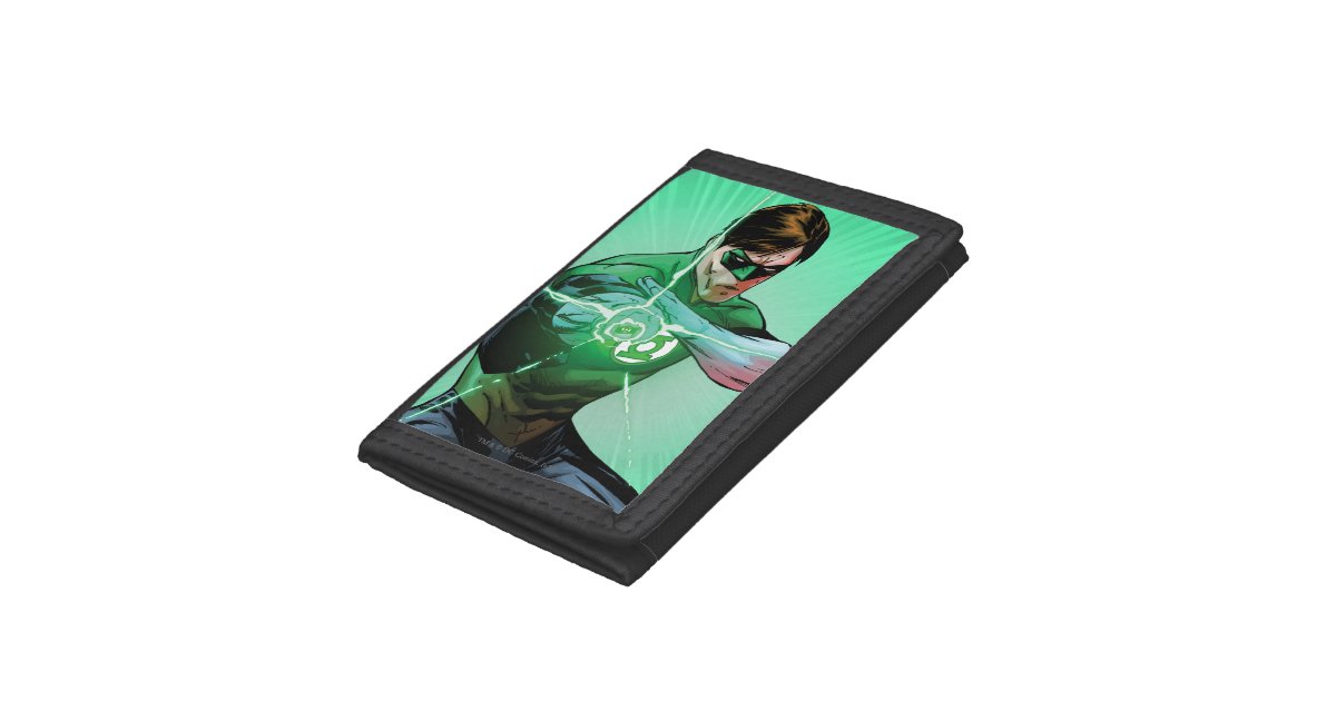Green Lantern & Glowing Ring Trifold Wallet | Zazzle