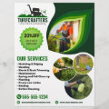 Green Lawn Care & Landscaping Mowing Grass Cutting Flyer | Zazzle
