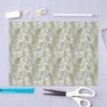 Green Leafy Garden Floral Pattern Tissue Paper | Zazzle