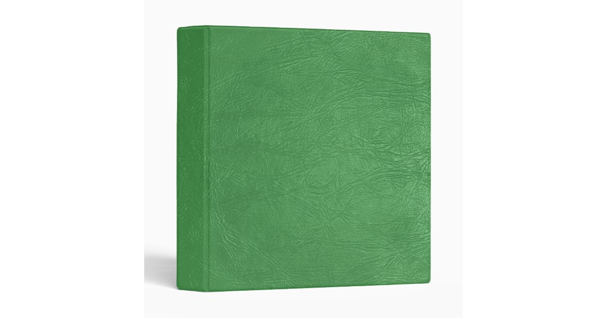 green leather texture binder | Zazzle