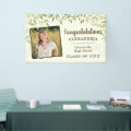 Green Leaves and Photo Graduation Welcome Banner | Zazzle