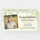Green Leaves and Photo Graduation Welcome Banner | Zazzle