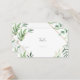 Green leaves, table number place card | Zazzle