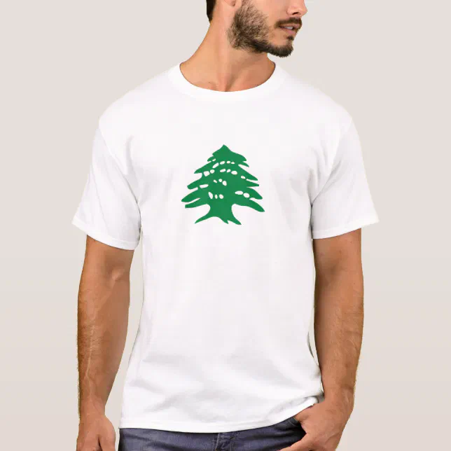 Green Lebanon Cedar Tree T-Shirt | Zazzle