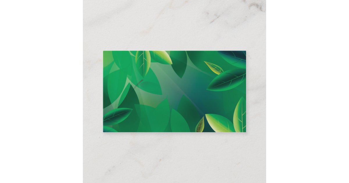 Green Life Business Card | Zazzle