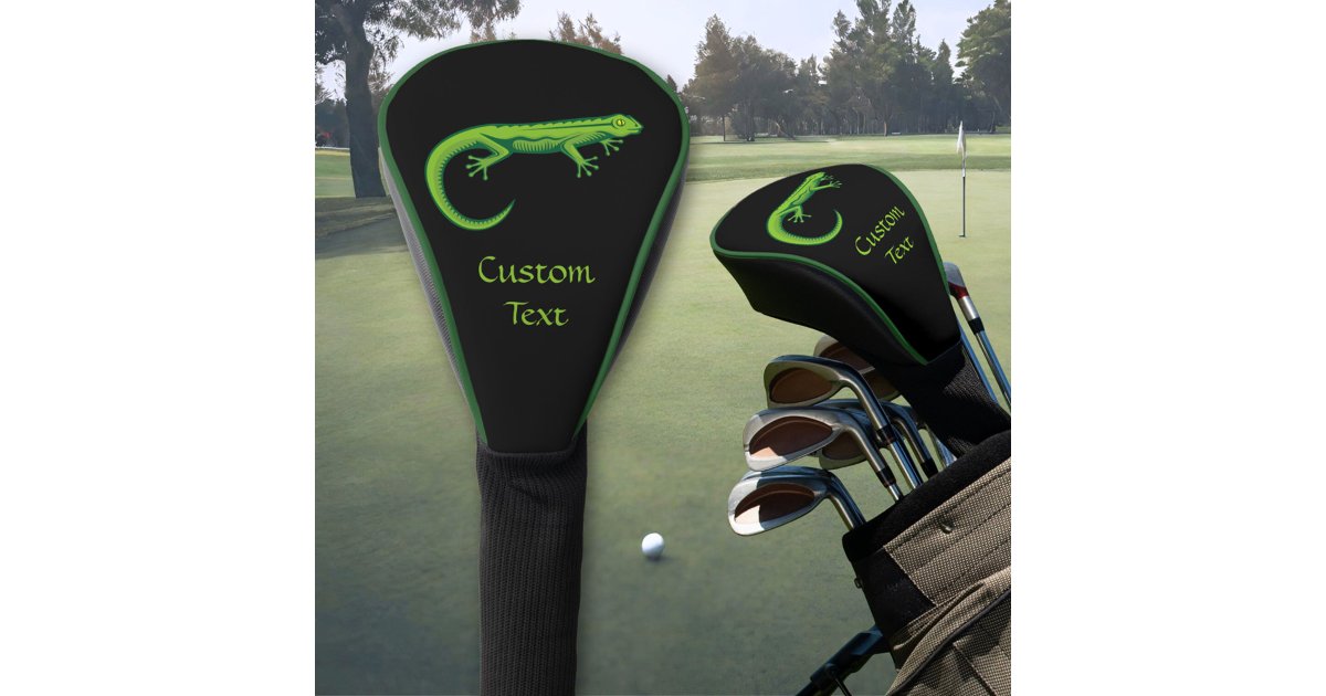 Green Lizard Golf Head Cover | Zazzle