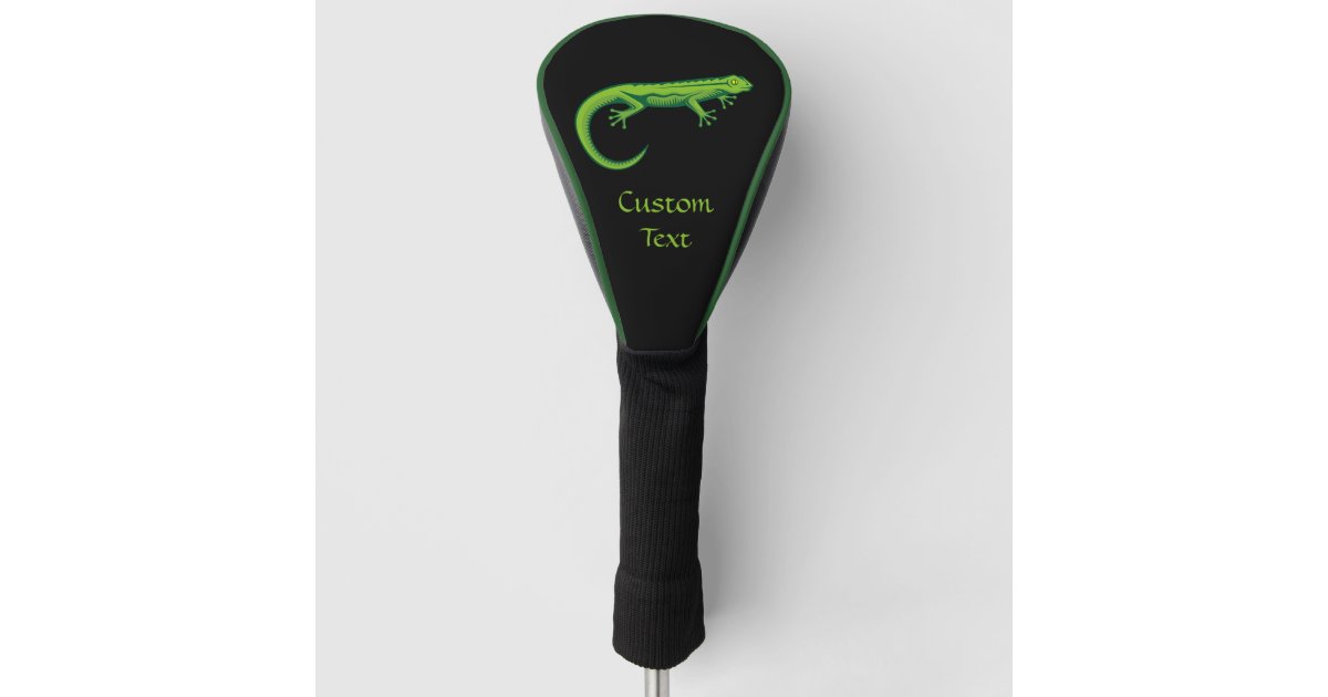 Green Lizard Golf Head Cover | Zazzle