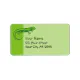 Green Lizard Label | Zazzle