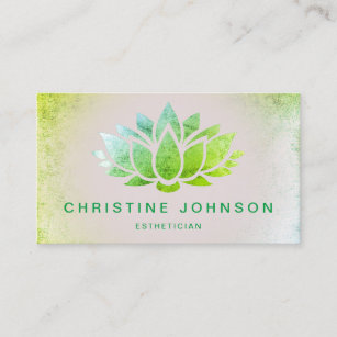 Lotus Flower Business Cards - Business Card Printing | Zazzle
