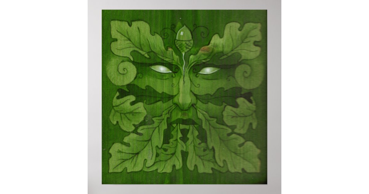 Green Man Poster | Zazzle