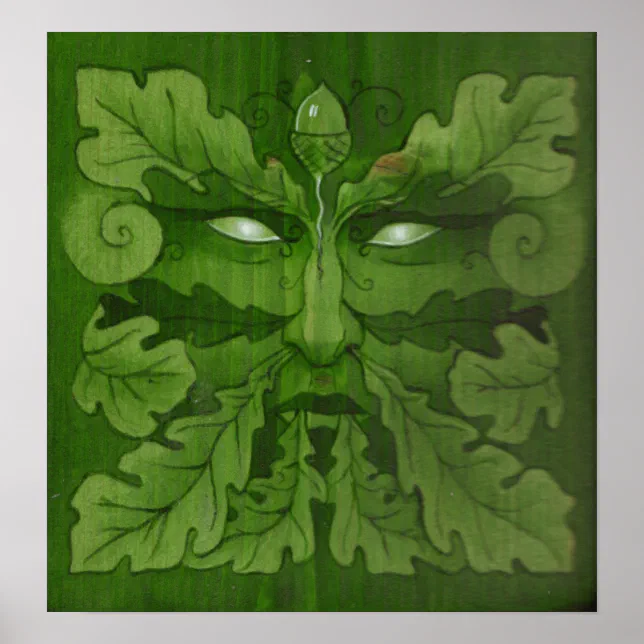 Green Man Poster | Zazzle