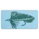 Green Matuka streamer, fly fishing, fly tying art License Plate | Zazzle