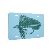 Green Matuka streamer, fly fishing, fly tying art License Plate | Zazzle