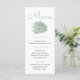Green Menu Watercolor Succulent Cactus Wedding | Zazzle
