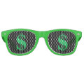 Green Money Dollar Sign Retro Sunglasses | Zazzle