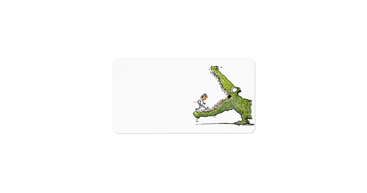Green Monster Address Label | Zazzle