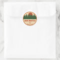 Green Mountain National Forest Classic Round Sticker | Zazzle