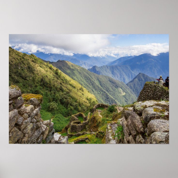 Green Mountains of Inca Trail, Peru Poster | Zazzle