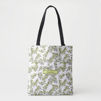 Green Olive Tree Alternate Tote Bag | Zazzle