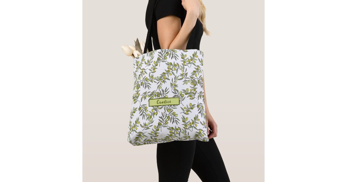 Green Olive Tree Alternate Tote Bag | Zazzle