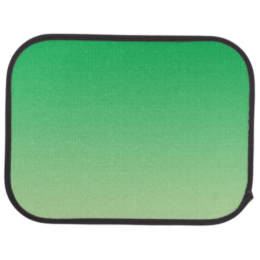 “Green Ombre” Car Mat | Zazzle