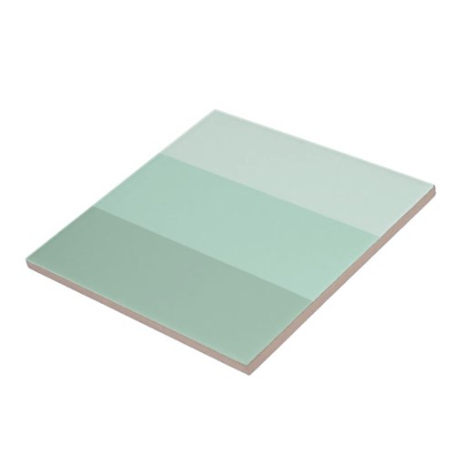 Green Ombre Striped Ceramic Tile | Zazzle