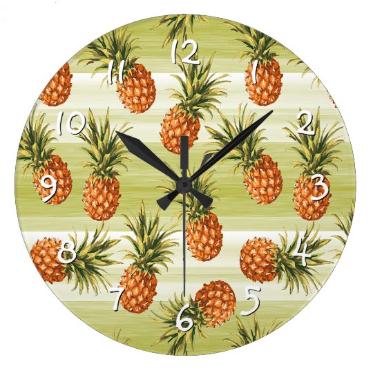 Tropical Sunset Large Clock | Zazzle.com