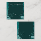 Green Paint Splatter - Words of Marriage Wisdom - Enclosure Card | Zazzle