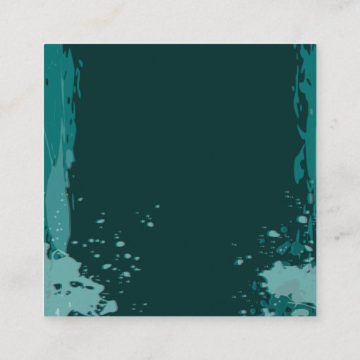 Green Paint Splatter - Words of Marriage Wisdom - Enclosure Card | Zazzle