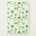 Green Palm Tree Pattern Planner | Zazzle