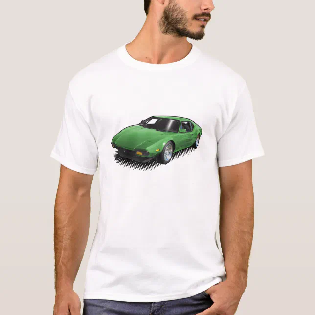 Green Pantera on White T-Shirt | Zazzle