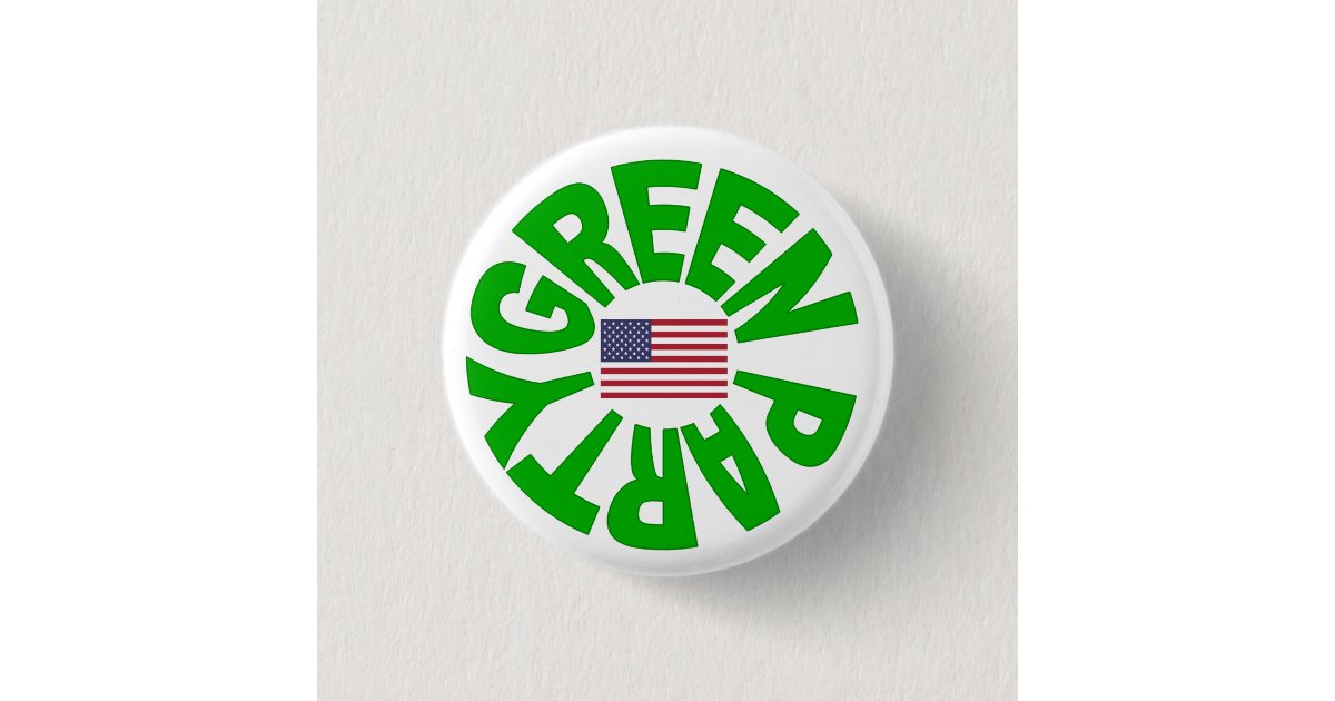 Green Party USA Pinback Button | Zazzle