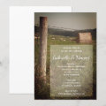 Green Pastures Rural Country Farm Wedding Invitation | Zazzle
