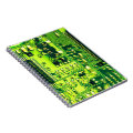 Green PCB board, electronic parts printed circuit Notebook | Zazzle