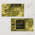 Green PCB Printed Circuit, Technology Engineering Business Card | Zazzle