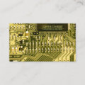 Green PCB Printed Circuit, Technology Engineering Business Card | Zazzle