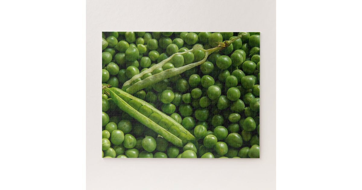 Green Peas Photo Puzzle | Zazzle
