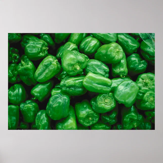 Green Peppers Poster | Zazzle