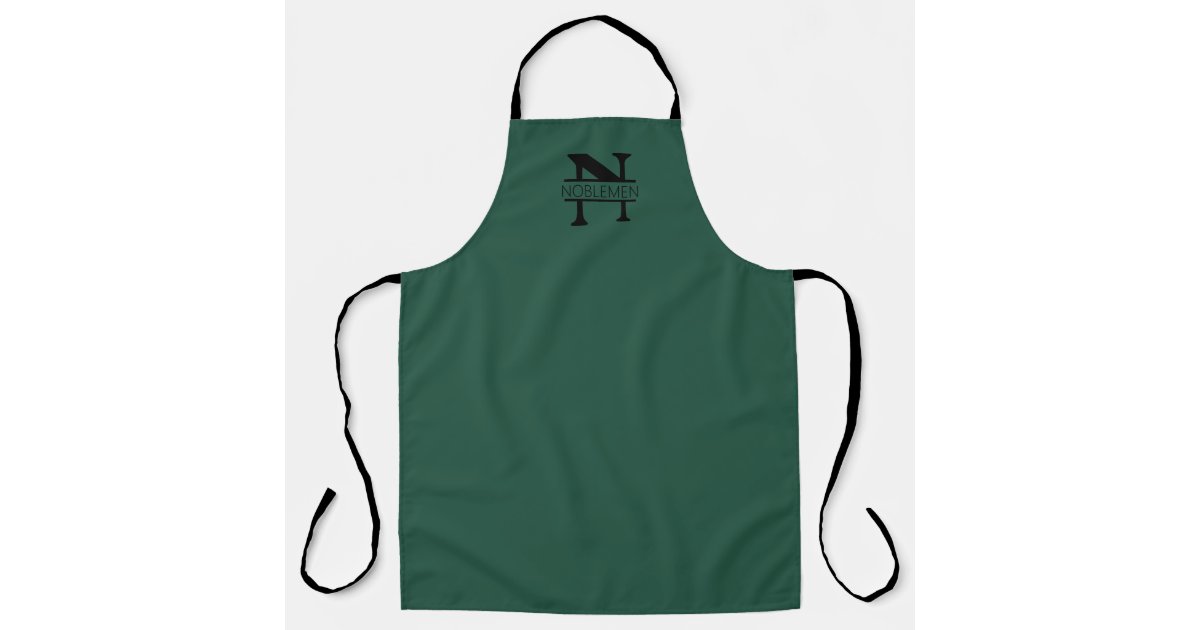 Green Personalized Monogram Apron | Zazzle