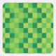 Green Pixel Stickers - Personalize with your text | Zazzle