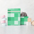 Green pixels wrapping paper | Zazzle